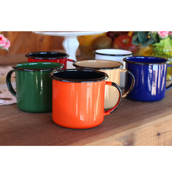 Caneca de Ágata Azul Marinho 370 ml - Cozinha Retrô